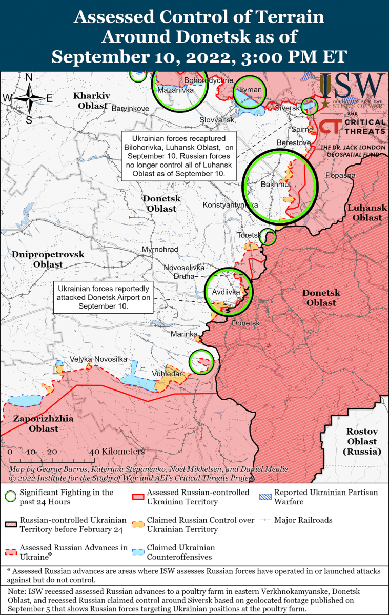 ЗСУ за кілька днів звільнили більше ніж армія рф захопила з квітня Isw — війна рф проти України